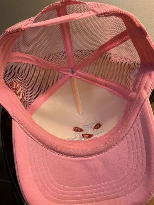 LaRopa La Ropa One-of-One Double Platinum Stitch Trucker Hat Pink | Grailed