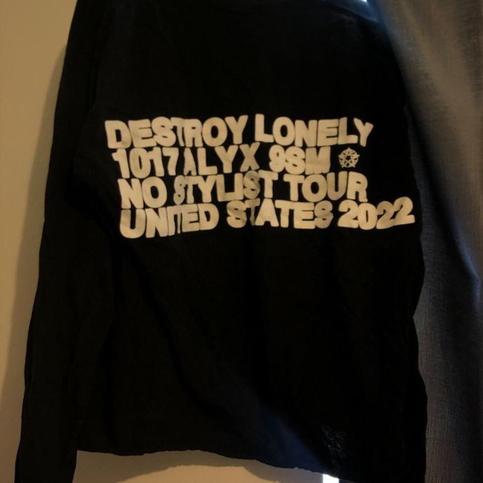 Playboi Carti Destroy Lonely 1017 Alyx No Stylist Tour Long Sleeve ...