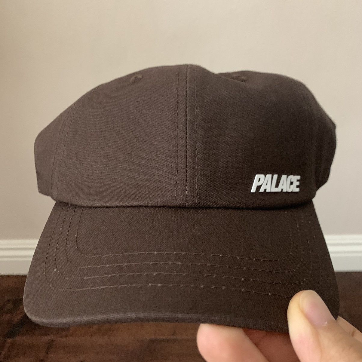 Palace Palace Brown Hat 6 Panel | Grailed