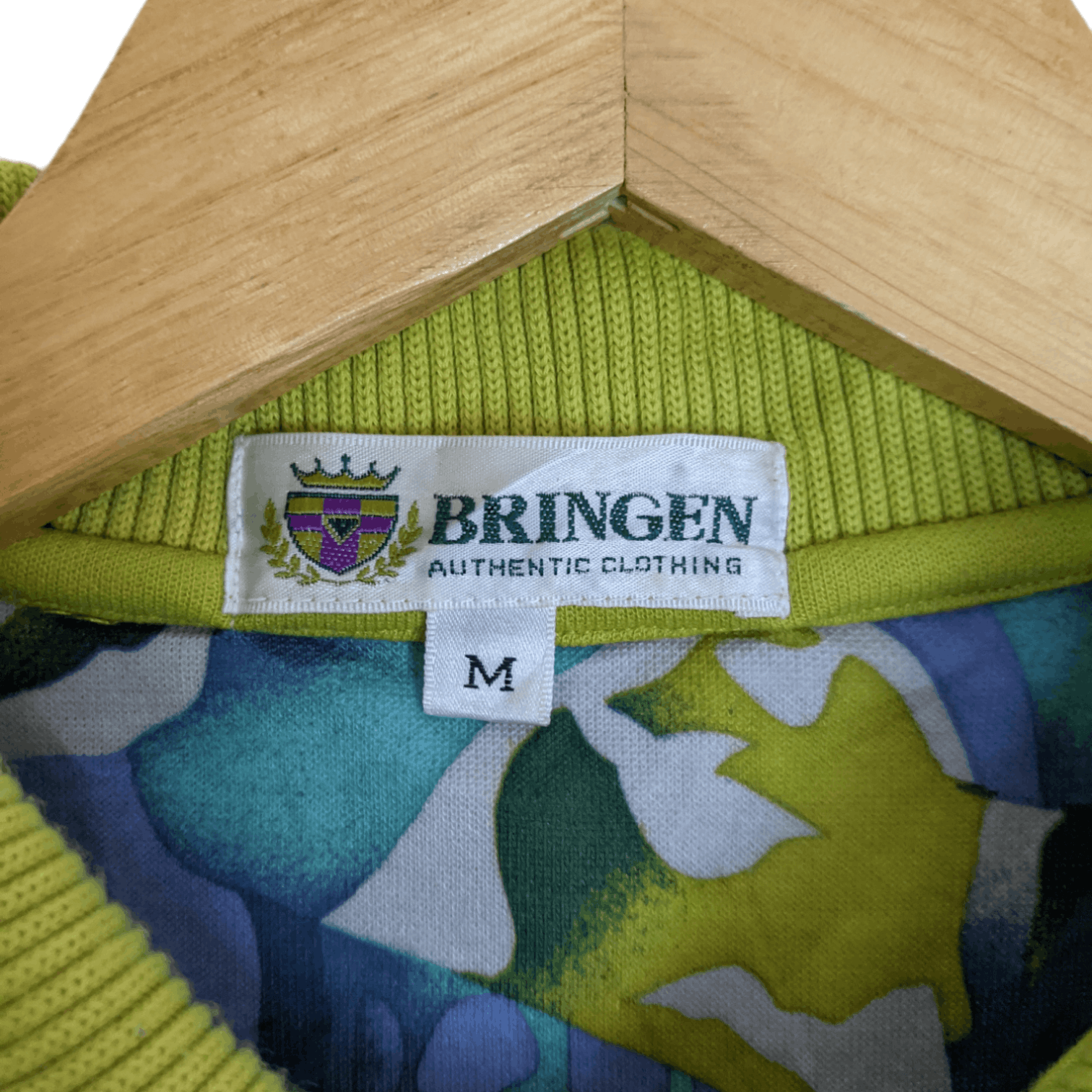 Japanese Brand Vintage Japan BRINGEN Flower Monogram Polo Shirt | Grailed