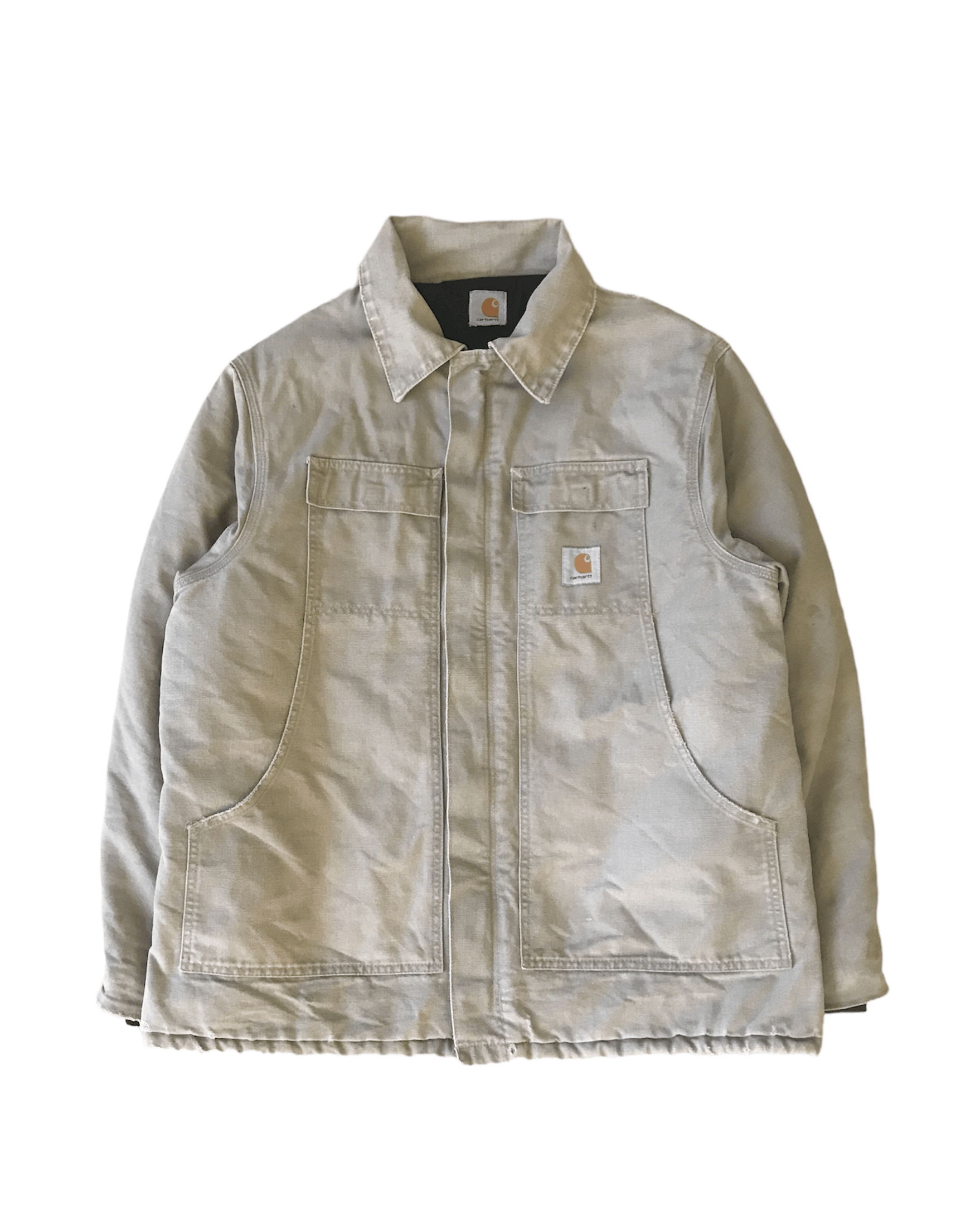 Carhartt × Vintage Carhartt faded double front canvas lined coat jacket ...