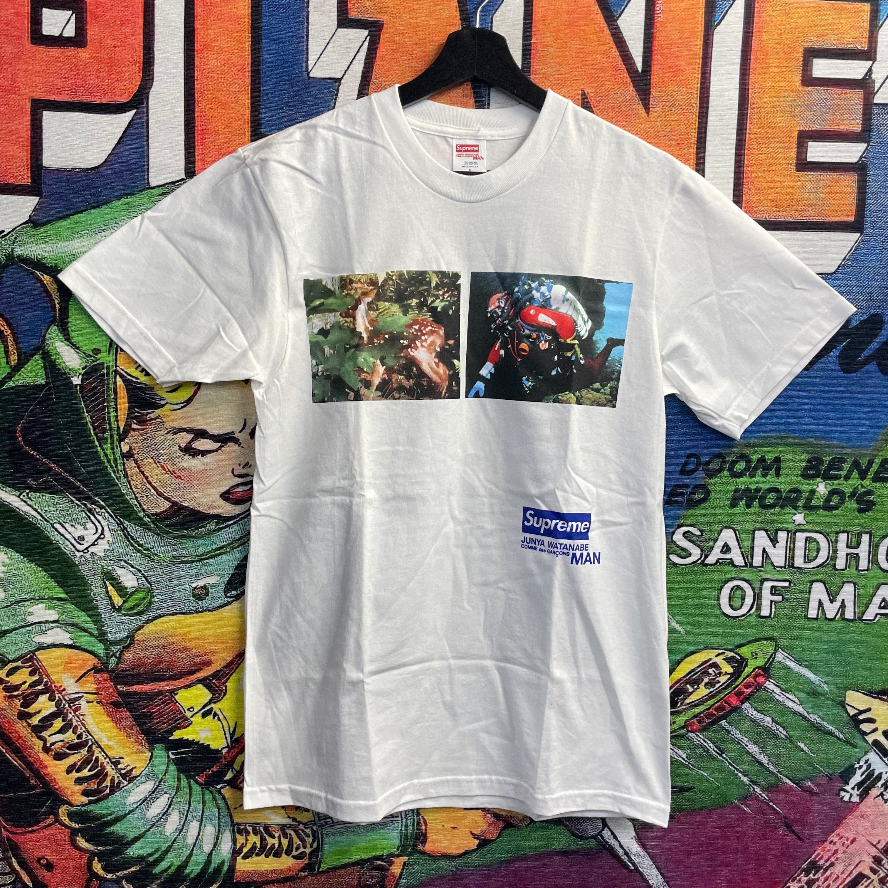 Supreme Brand New Supreme Junya Watanabe CDG White Tee Size Small | Grailed