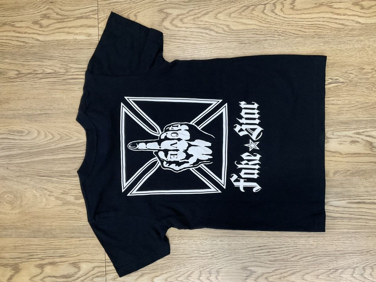Magical Design Magical Design Fuxk middle finger tee | Grailed