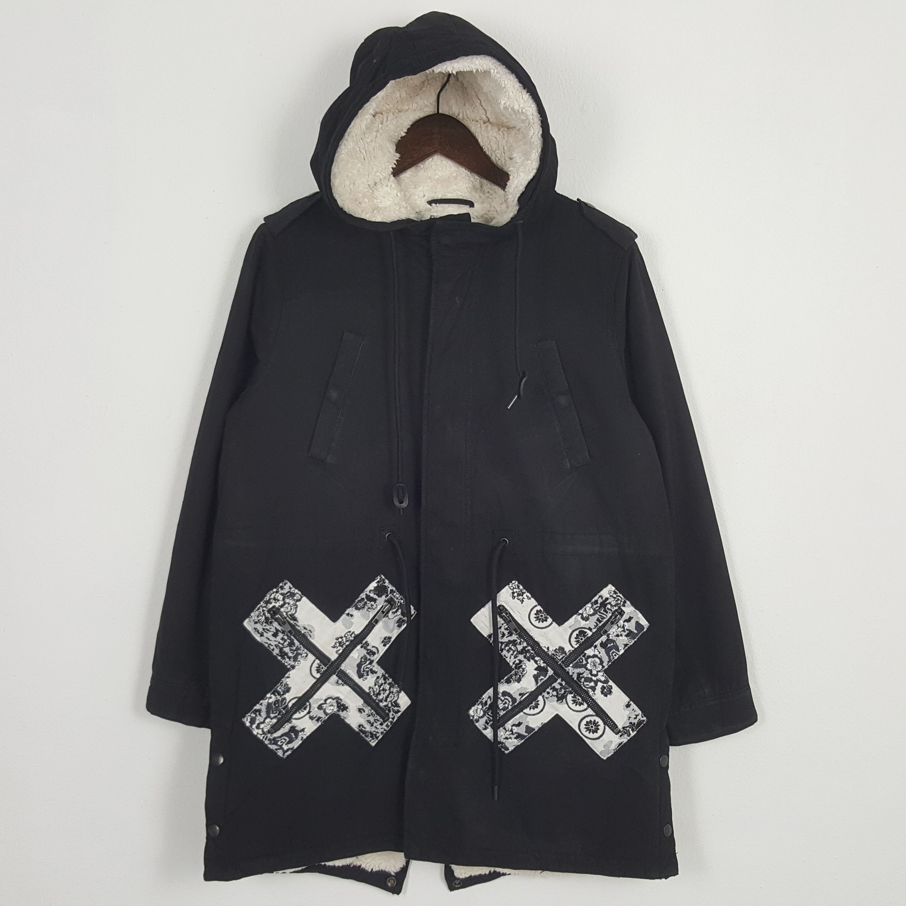Vintage Vintage Evisu Japan Custom Big Daicock Long Jacket Hoodies ...