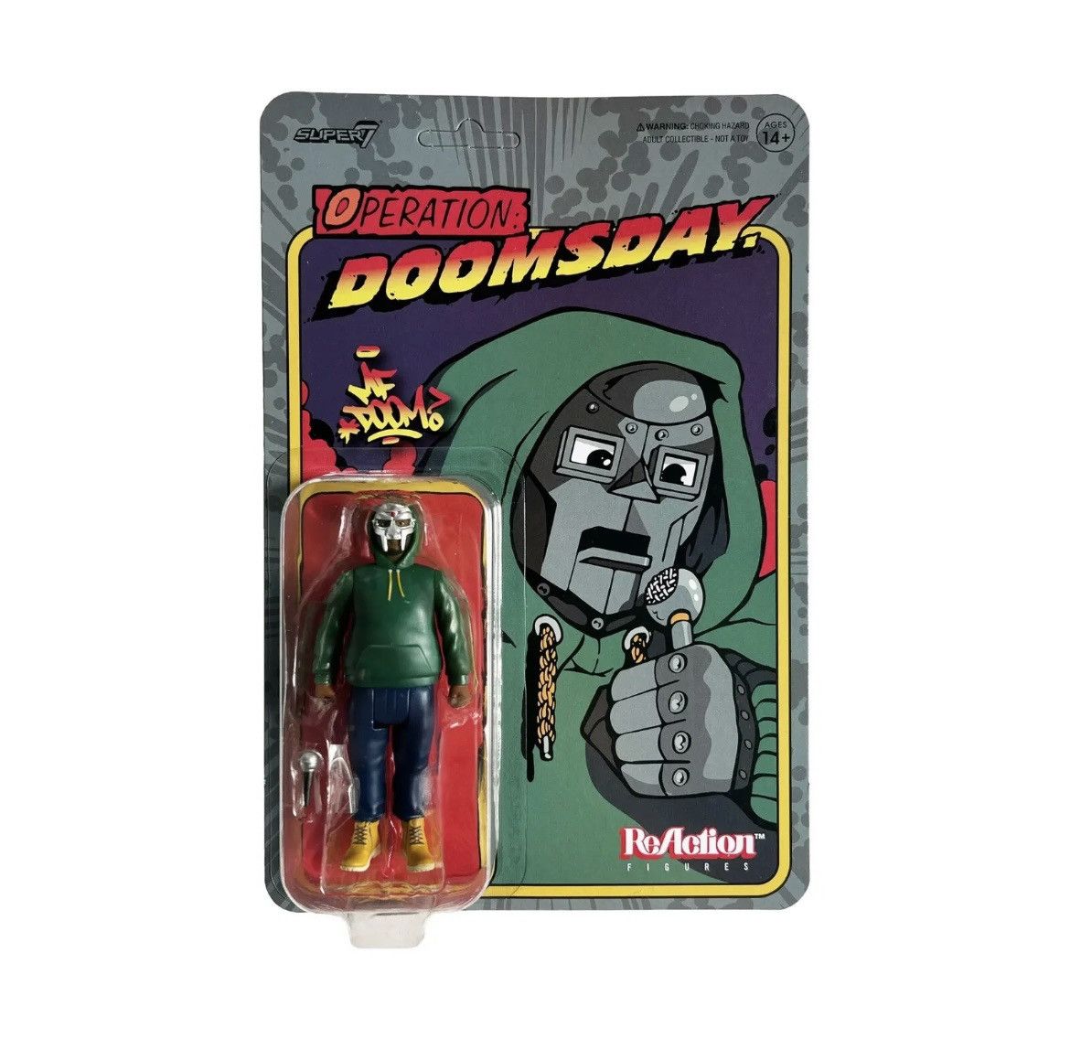 Mf Doom × Vintage Super7 MF Doom Custom Action Figure Operation ...