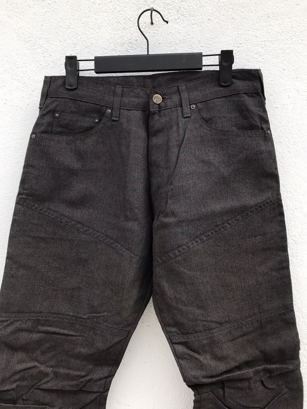 Japanese Brand Made In Japan Slap Shot Panelled Knee Back Pocket Pant ...