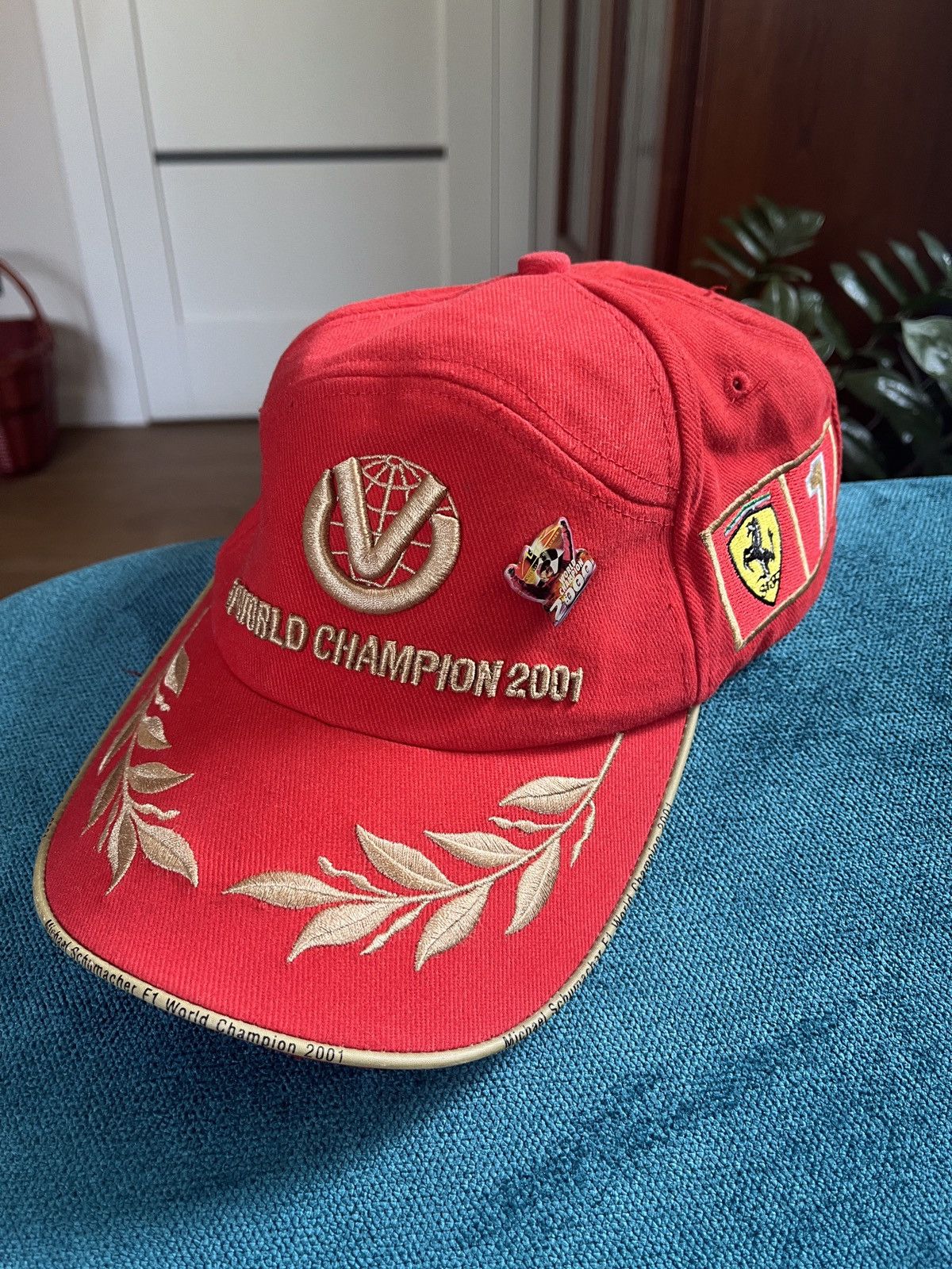 Ferrari Vintage Y2k 2001 Official Ferrari F1 World Champion Hat Cap ...