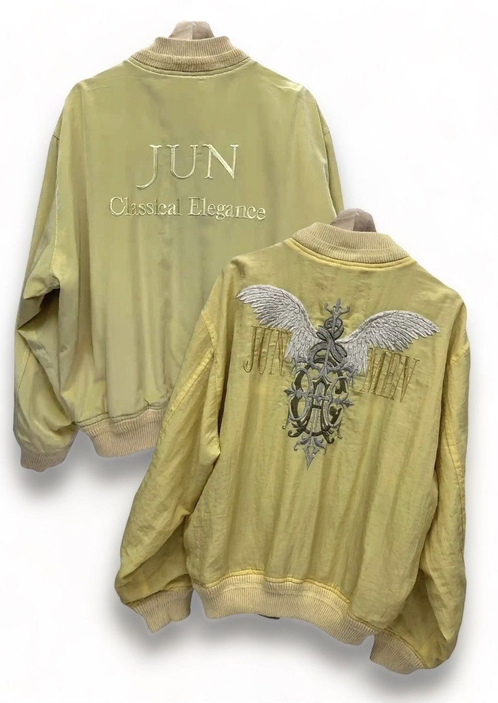 Vintage JUN MEN Classic Elegance Embroidery Tribal Wings Reversible | Grailed