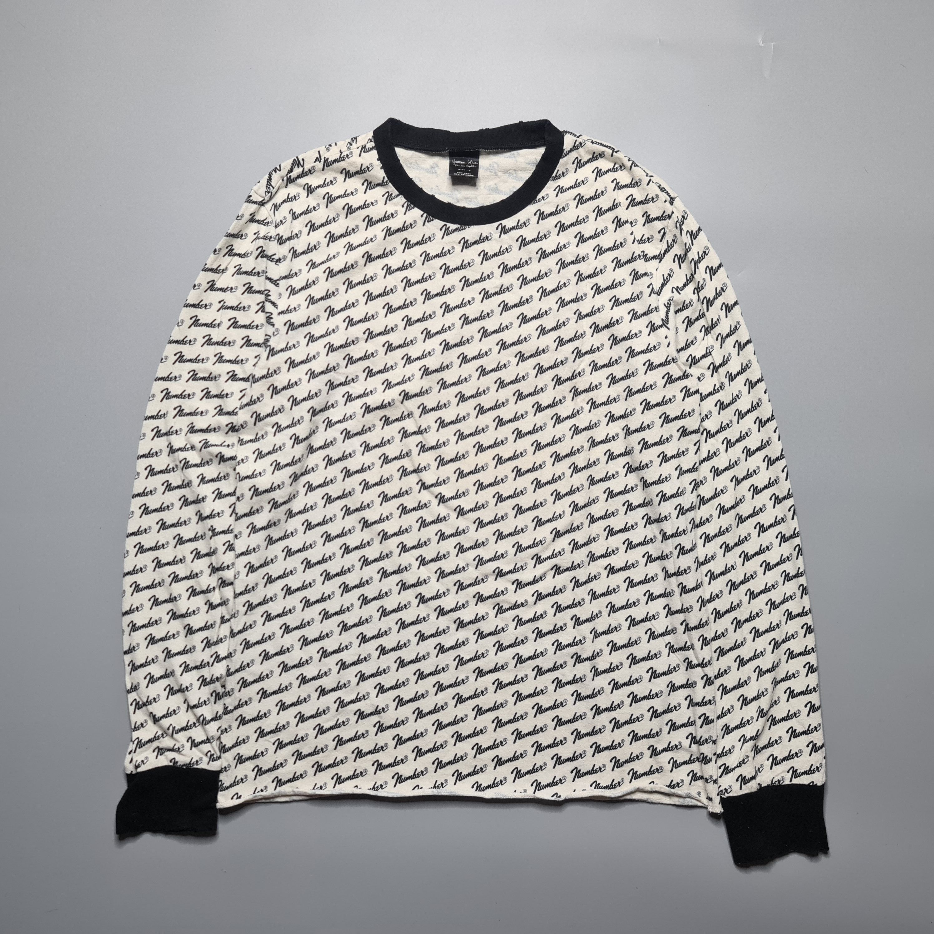 Number (N)ine Number Nine - SS05 Fender Logo L/S Tee | Grailed