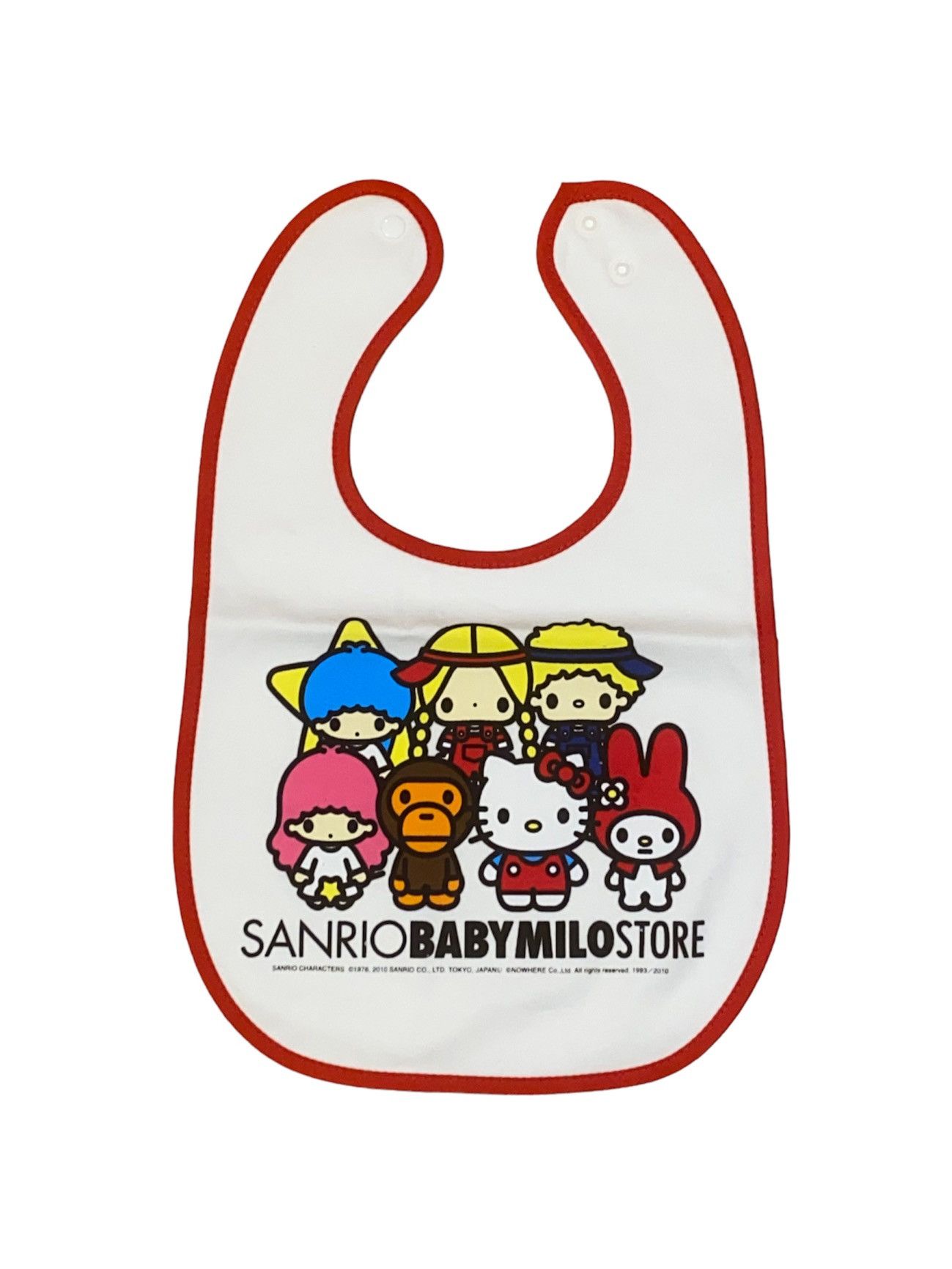 Bape Baby Milo x Sanrio Hello Kitty Characters Bib 2010 | Grailed