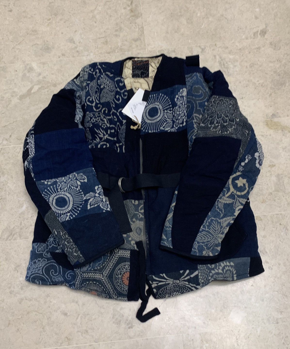 Archival Clothing × Visvim ICT oversize Harrier down jacket floral bandana kofu | Grailed