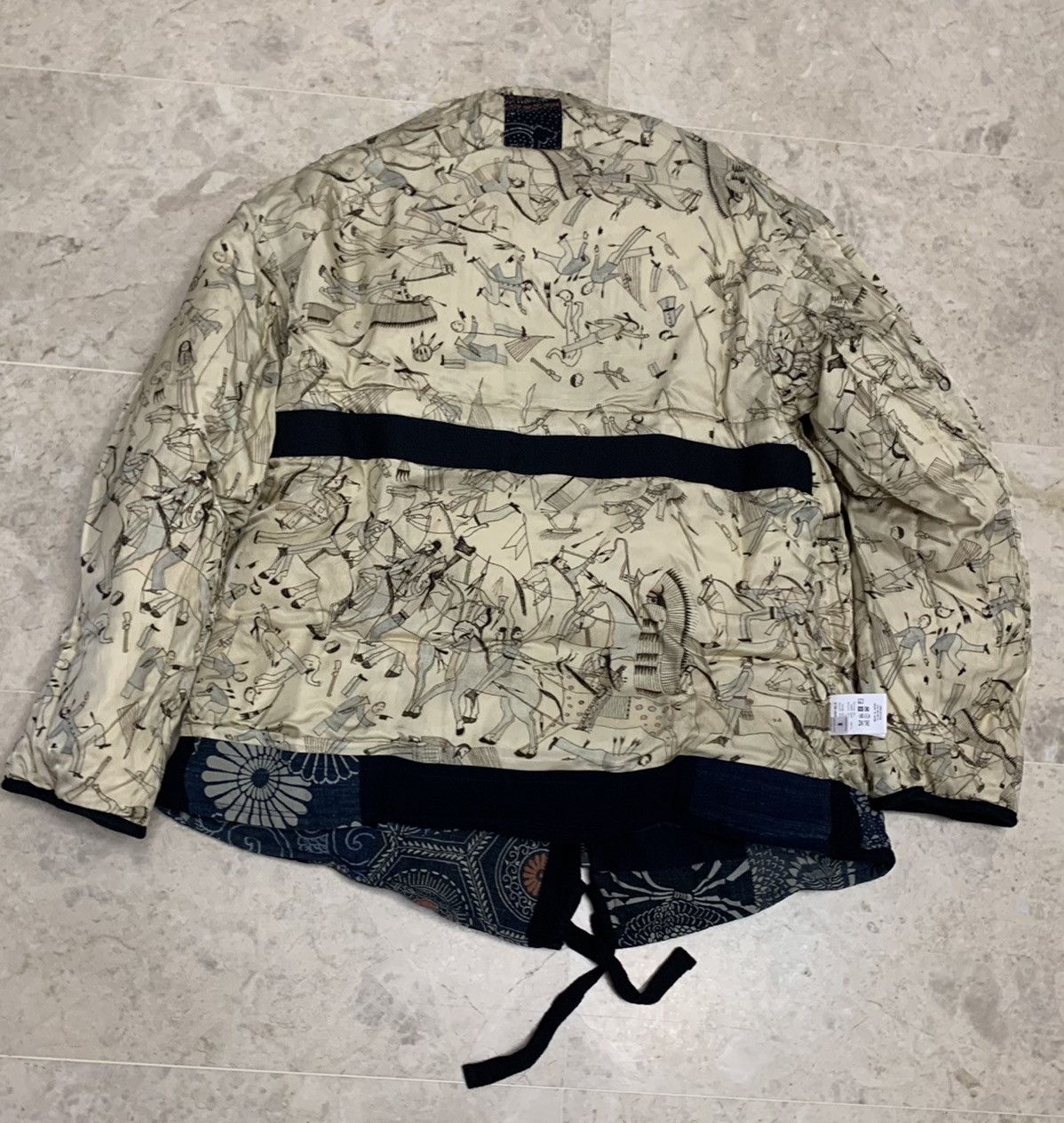 Archival Clothing × Visvim ICT oversize Harrier down jacket floral ...