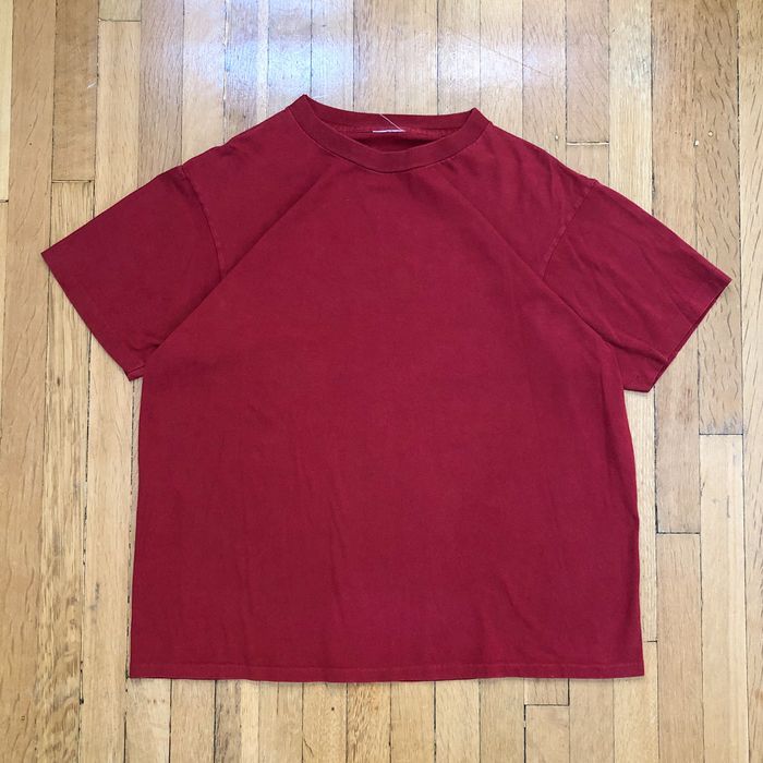 Vintage 90s Single Stitch Faded Red T-Shirt | Grailed