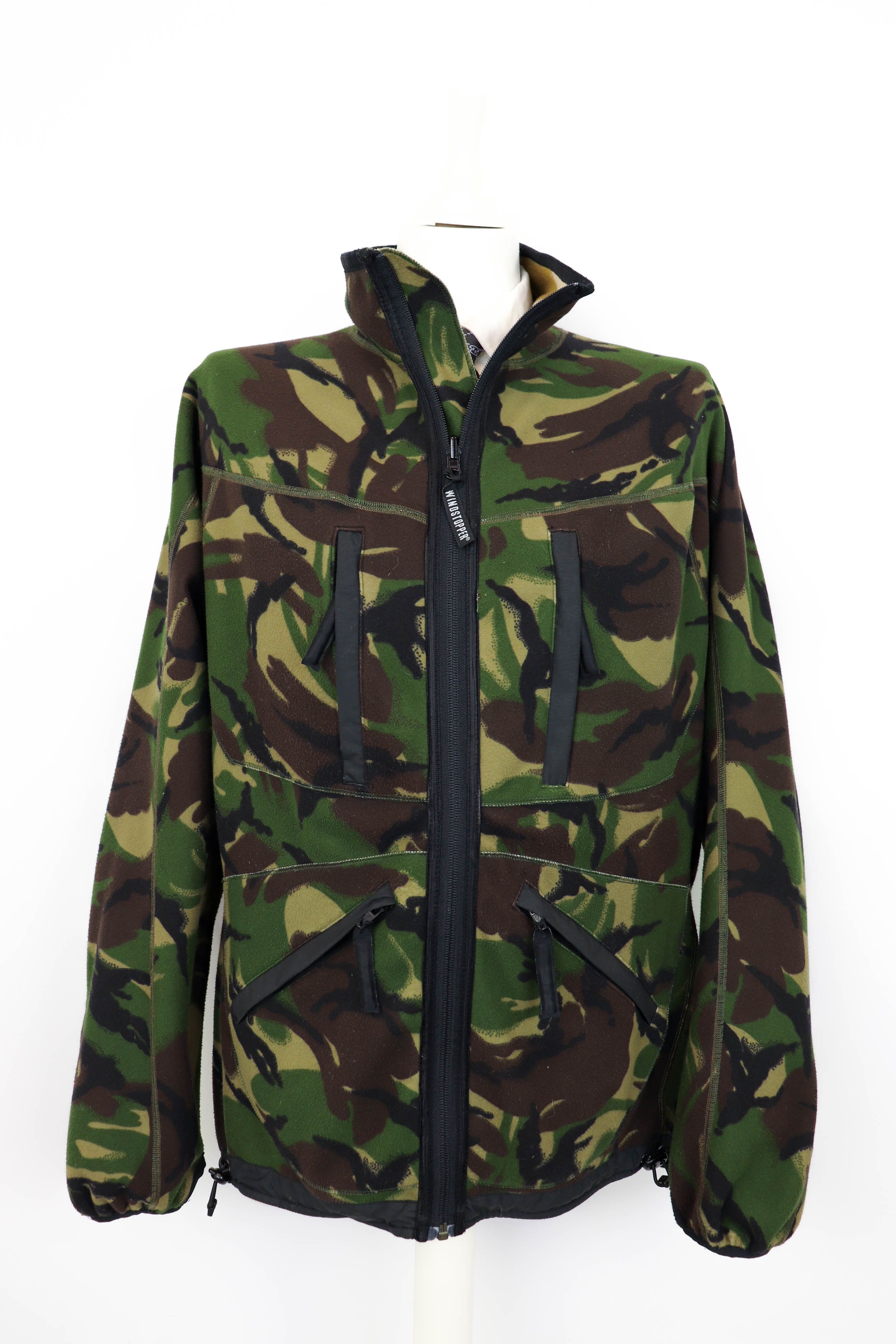 Military Windstopper Reversible Camo Utility Fleece Tactical Jacket ...