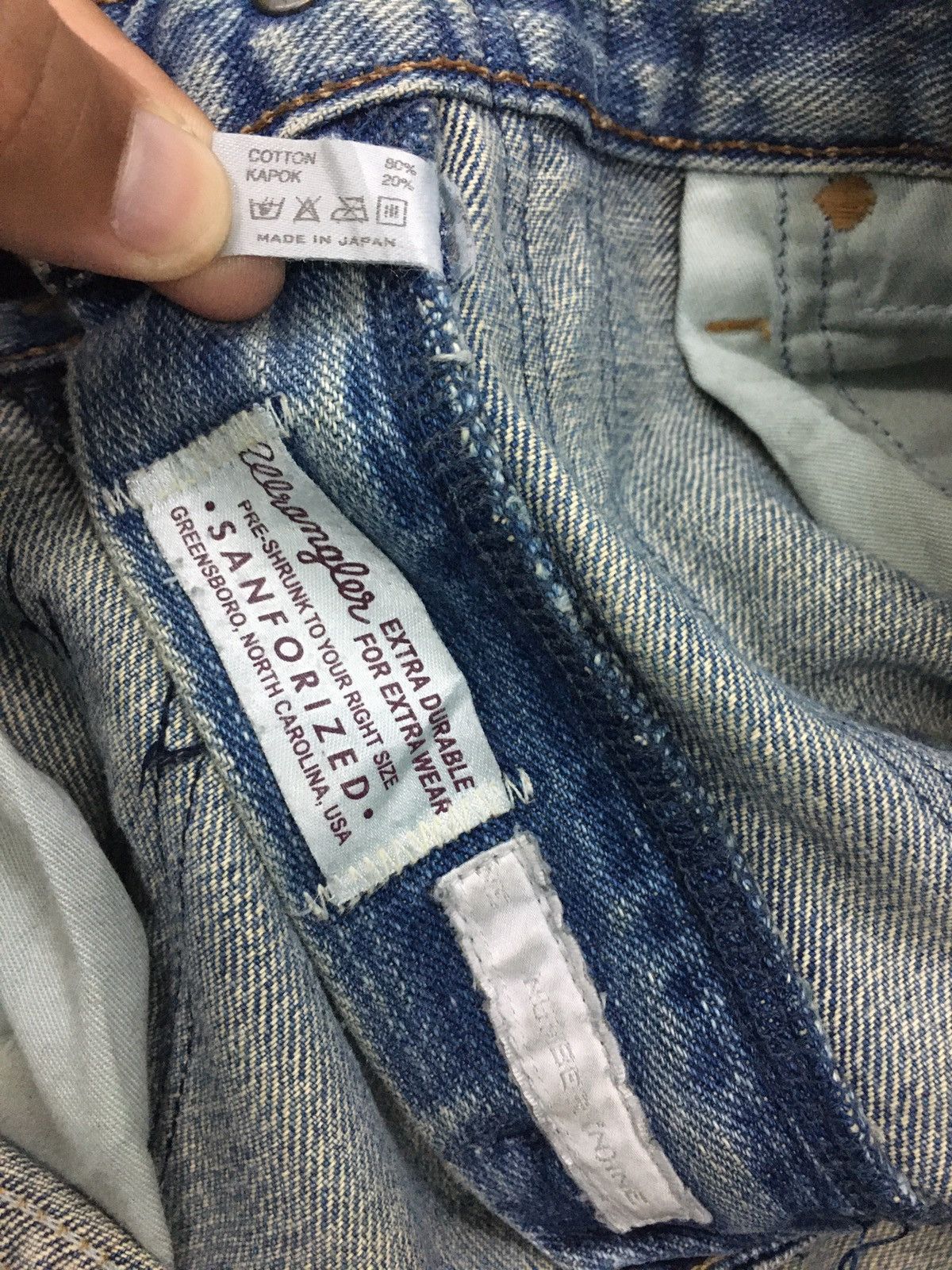 Number (N)ine × Wrangler SS 2000 Bondage Zipper Jeans | Grailed