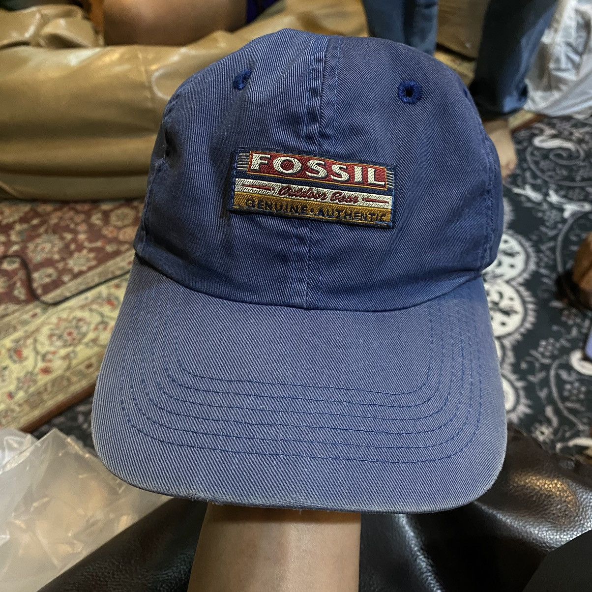 Vintage VINTAGE RARE‼️Fossil Patches Spell Out Adjustable Caps | Grailed