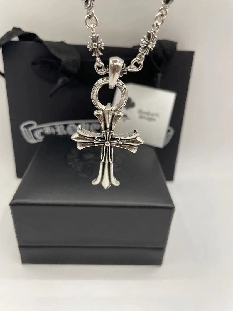 Vintage Chrome Hearts Style Necklace | Grailed