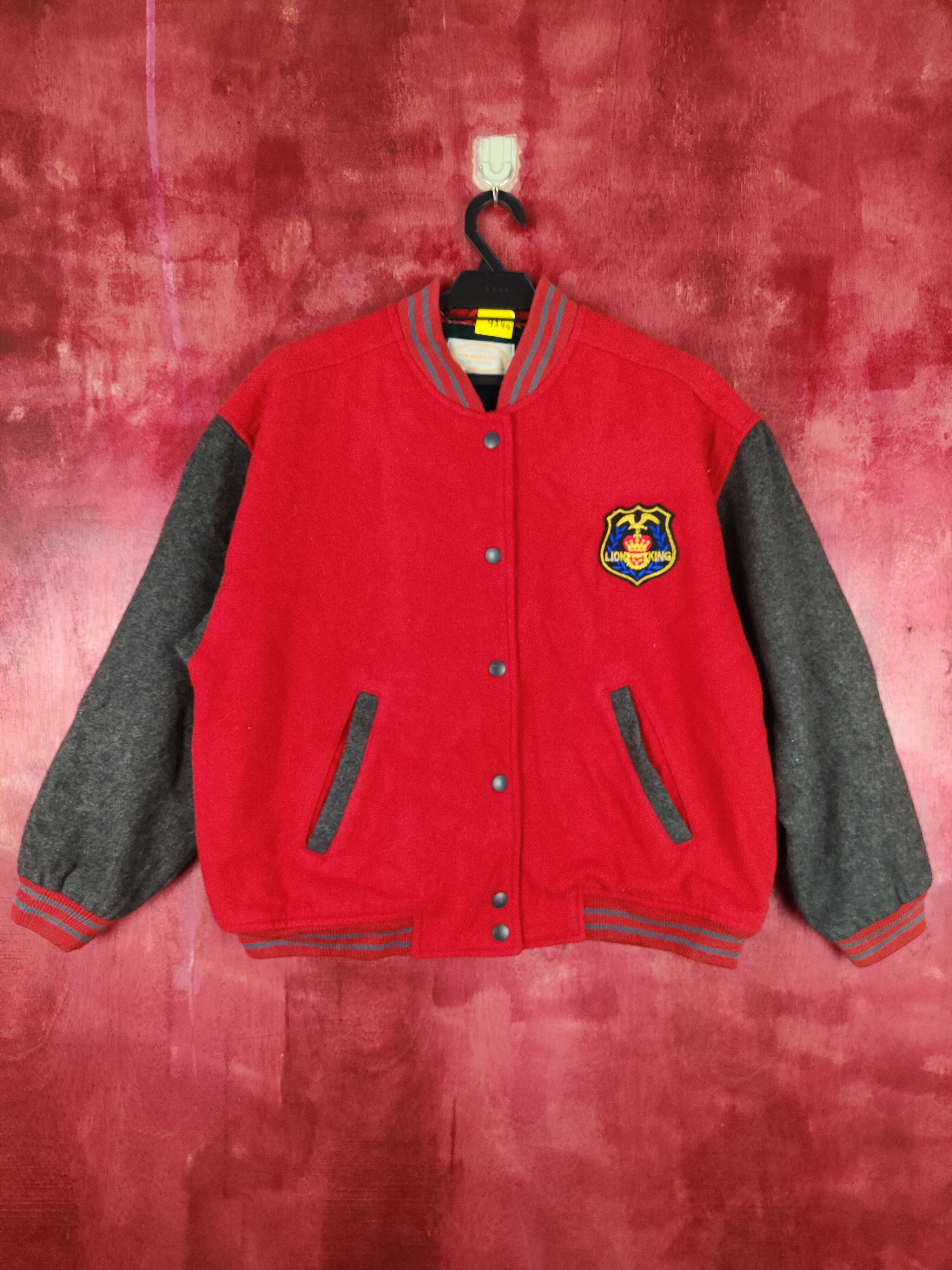 Japanese Brand × Varsity × Varsity Jacket Yorklet. Club Red varsity ...