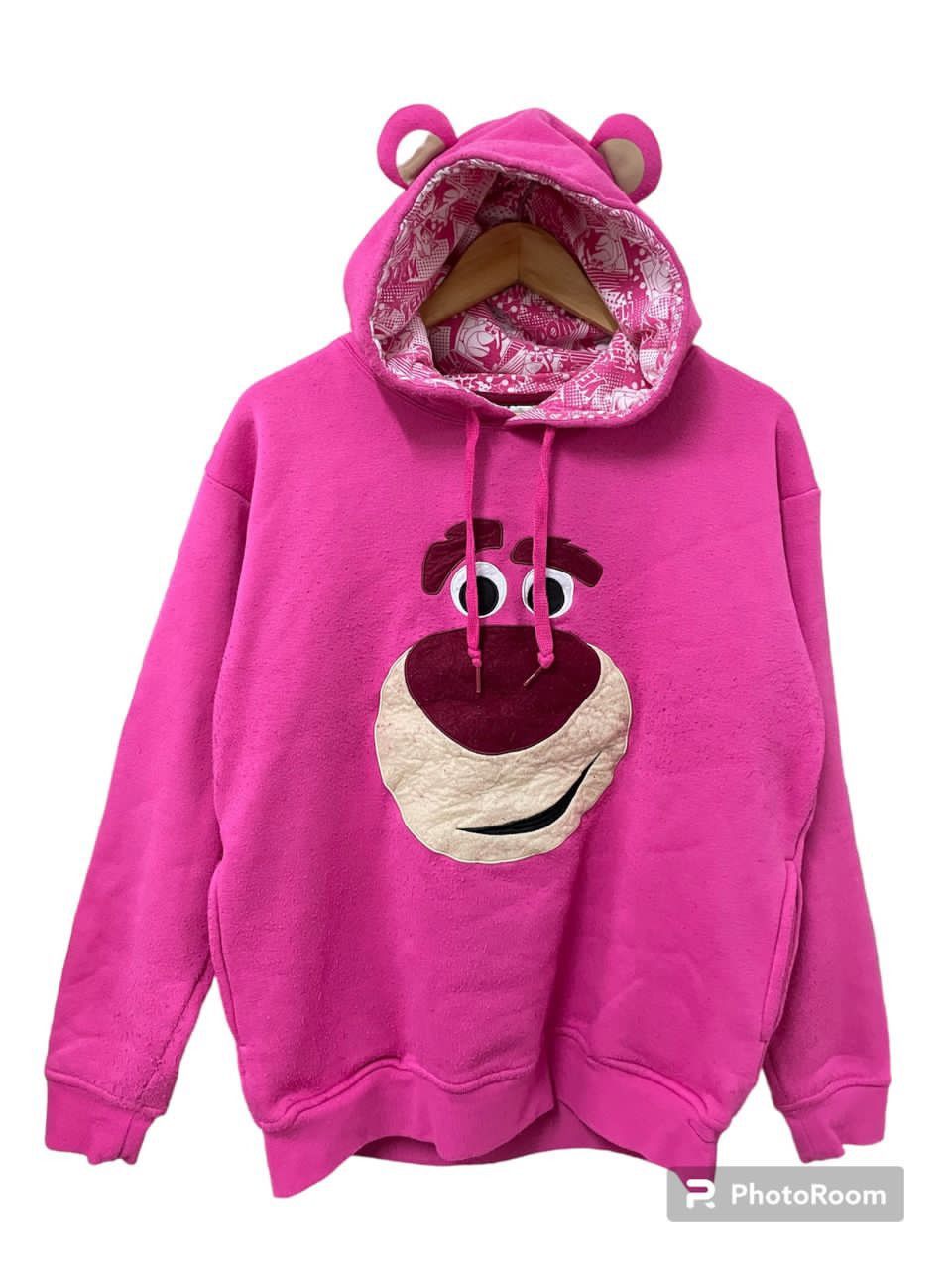 Disney × Rare × Streetwear Disney Toy Story Lotso Hugging Bear Hoodies ...