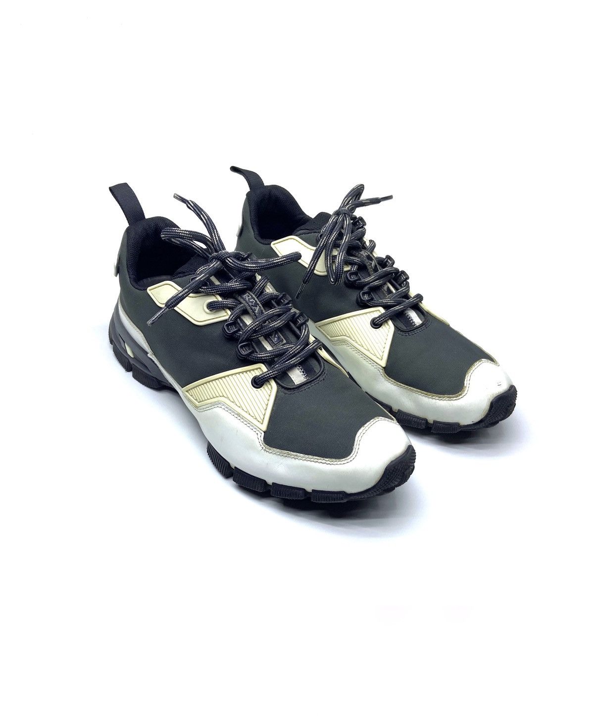 Vintage AW’18 PRADA RUBBER TRACKING SNEAKERS | Grailed