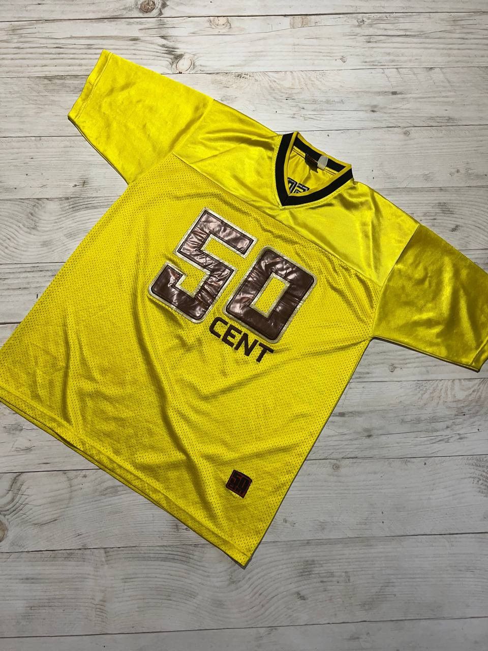 50 Cent × Streetwear × Vintage Vintage 50 Cent Rap Band Shirt Jersey ...