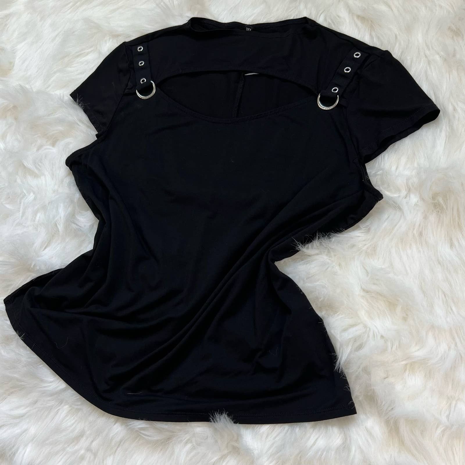 Killstar KILLSTAR D Ring Cap Sleeve Top | Grailed