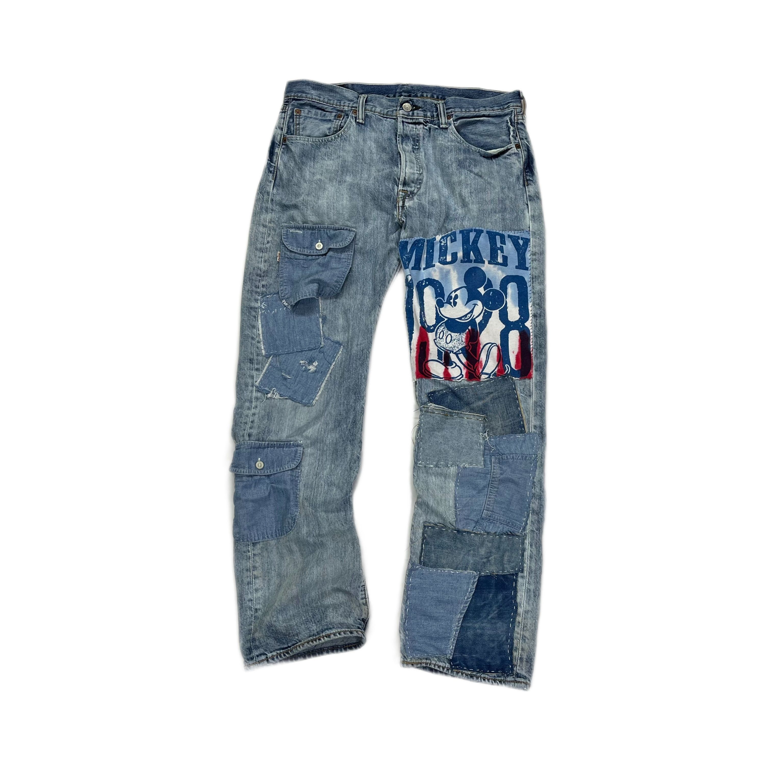 Levi's 1of1 Levis 501 Vintage Custom Reworked Patchwork Jeans | Grailed