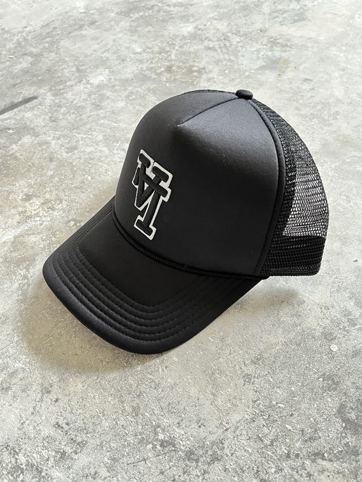 Custom Upside down LA trucker hat / cap 5 panel 3D puff logo | Grailed