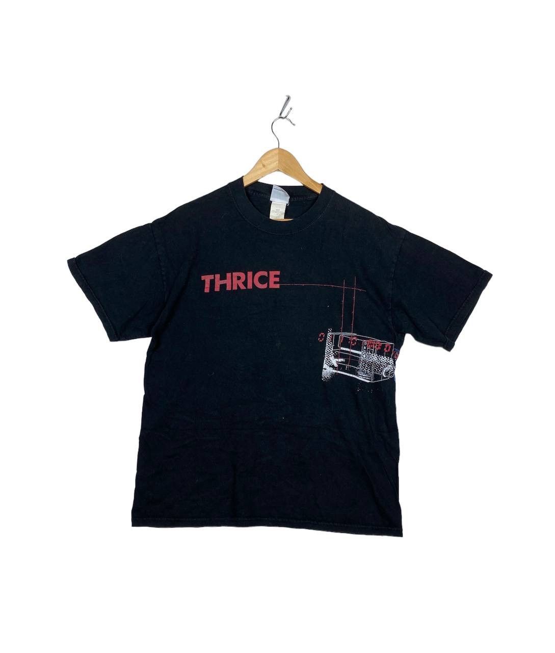 Rock Band Vintage 90s THRICE Rock Band Tshirt Rock Tee | Grailed