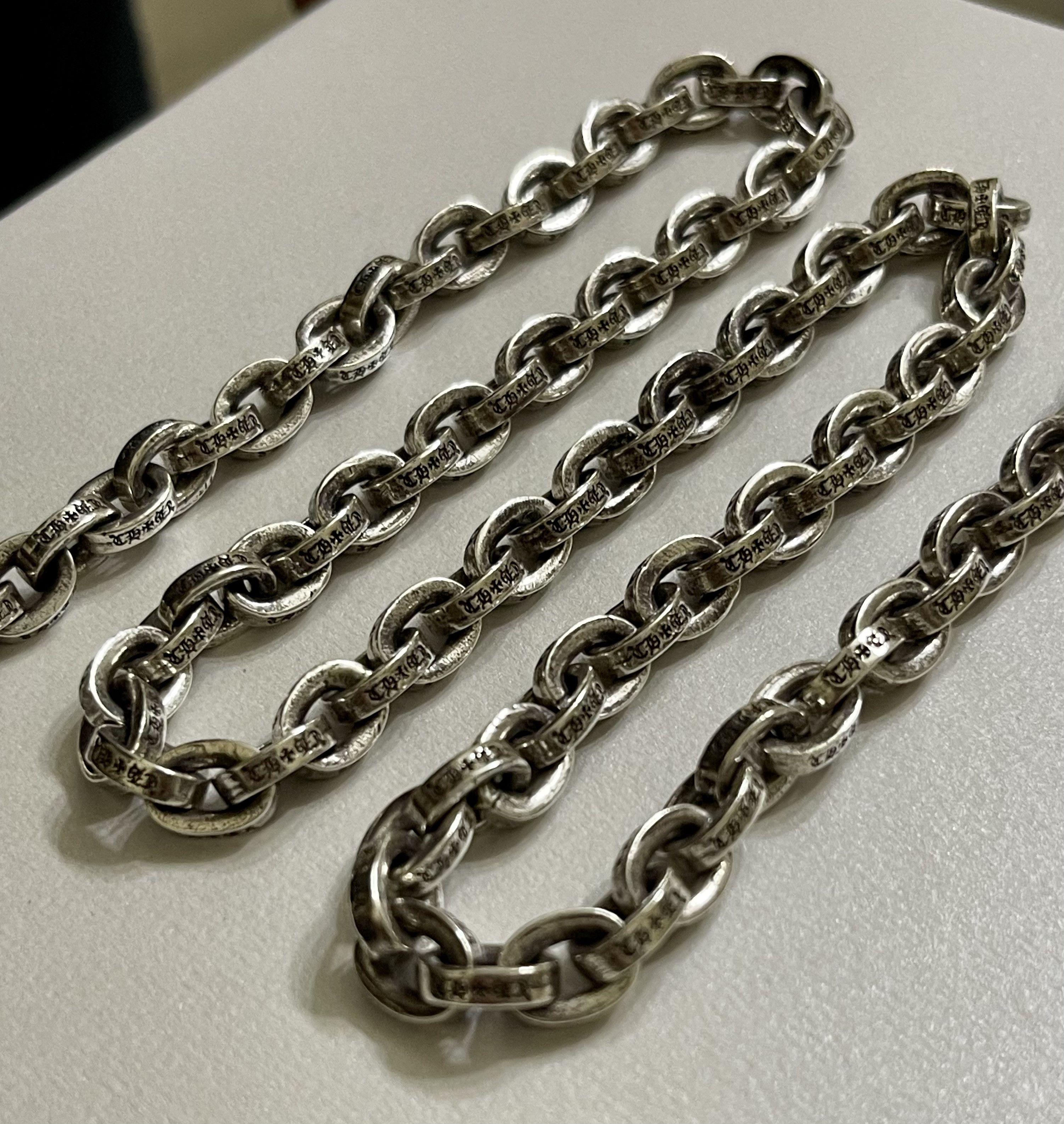 Chrome Hearts Large 8mm Paper Chain Necklace, 24” | Grailed