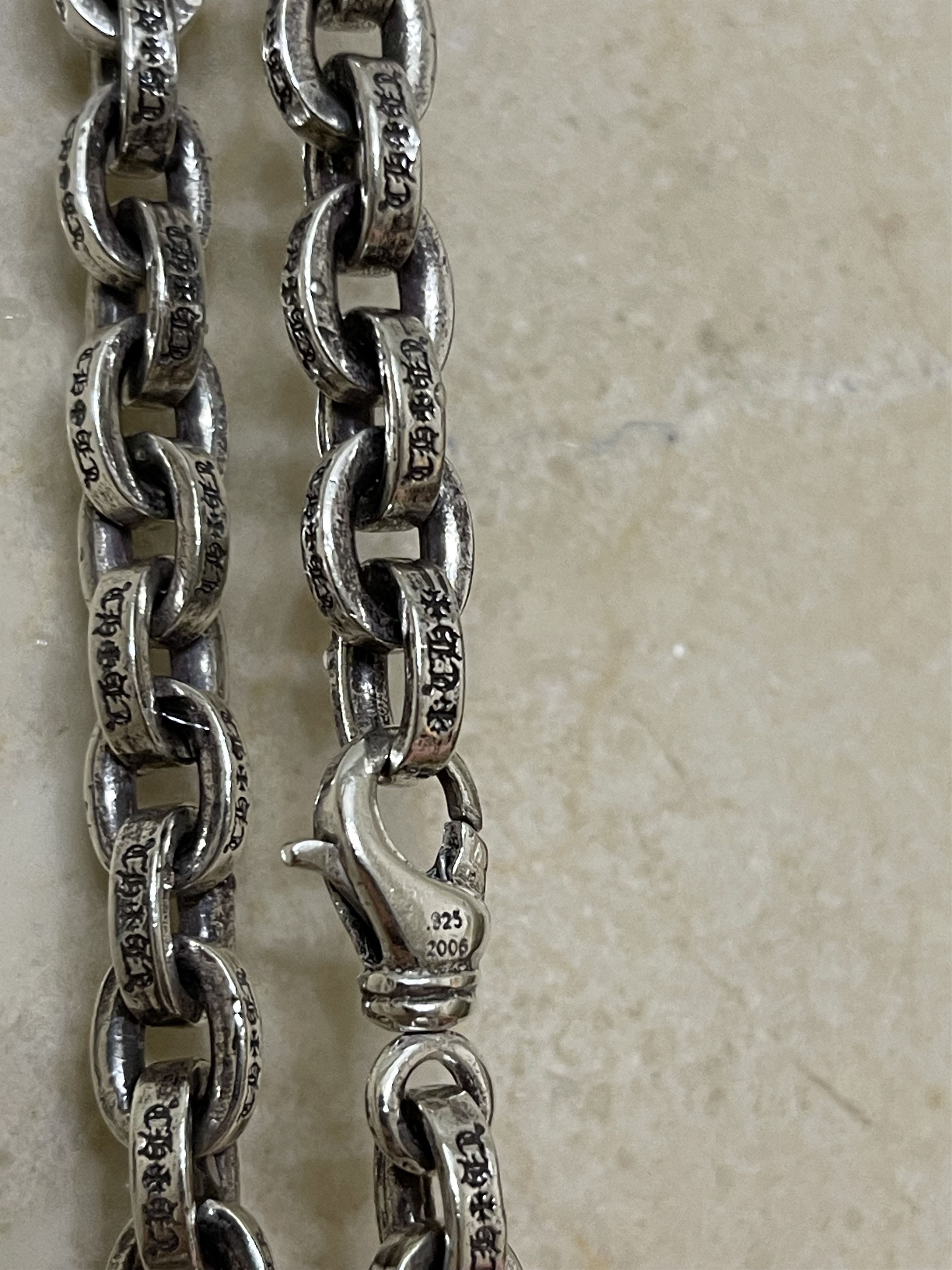 Chrome Hearts Large 8mm Paper Chain Necklace, 24” | Grailed Chrome Hearts Large 8mm Paper Chain Necklace, 24” | Grailed
