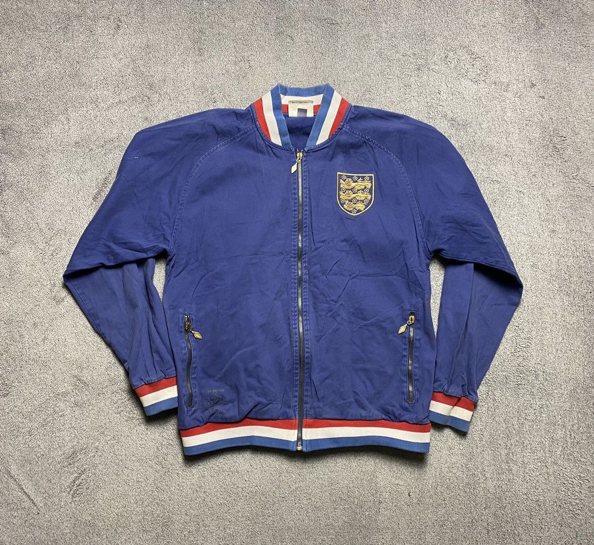Soccer Jersey × Umbro × Vintage Vintage Umbro England bomber jacket ...