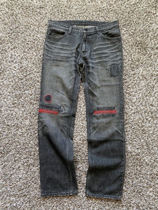 Number (N)ine NUMBER NINE SS05 NIGHTCRAWLER ARCHIVE PAIN DENIM | Grailed