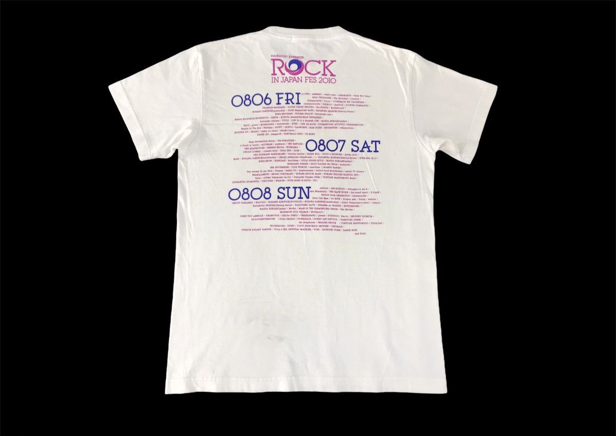 Japanese Brand × Tour Tee × Vintage Rock In Japan Festival 2010 ...