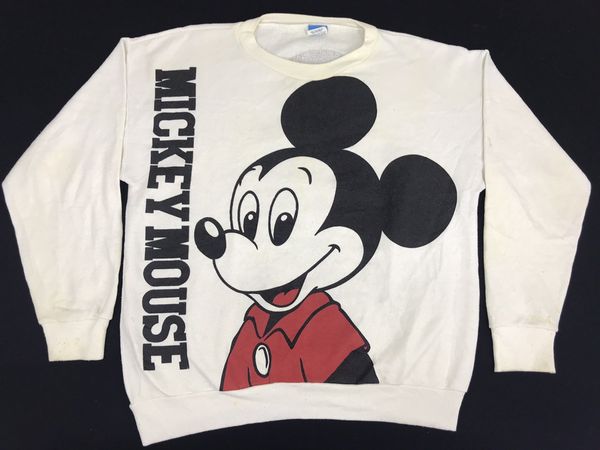 Vintage Vintage 80s Disney Mickey Mouse Sweatshirt Big Printed | Grailed