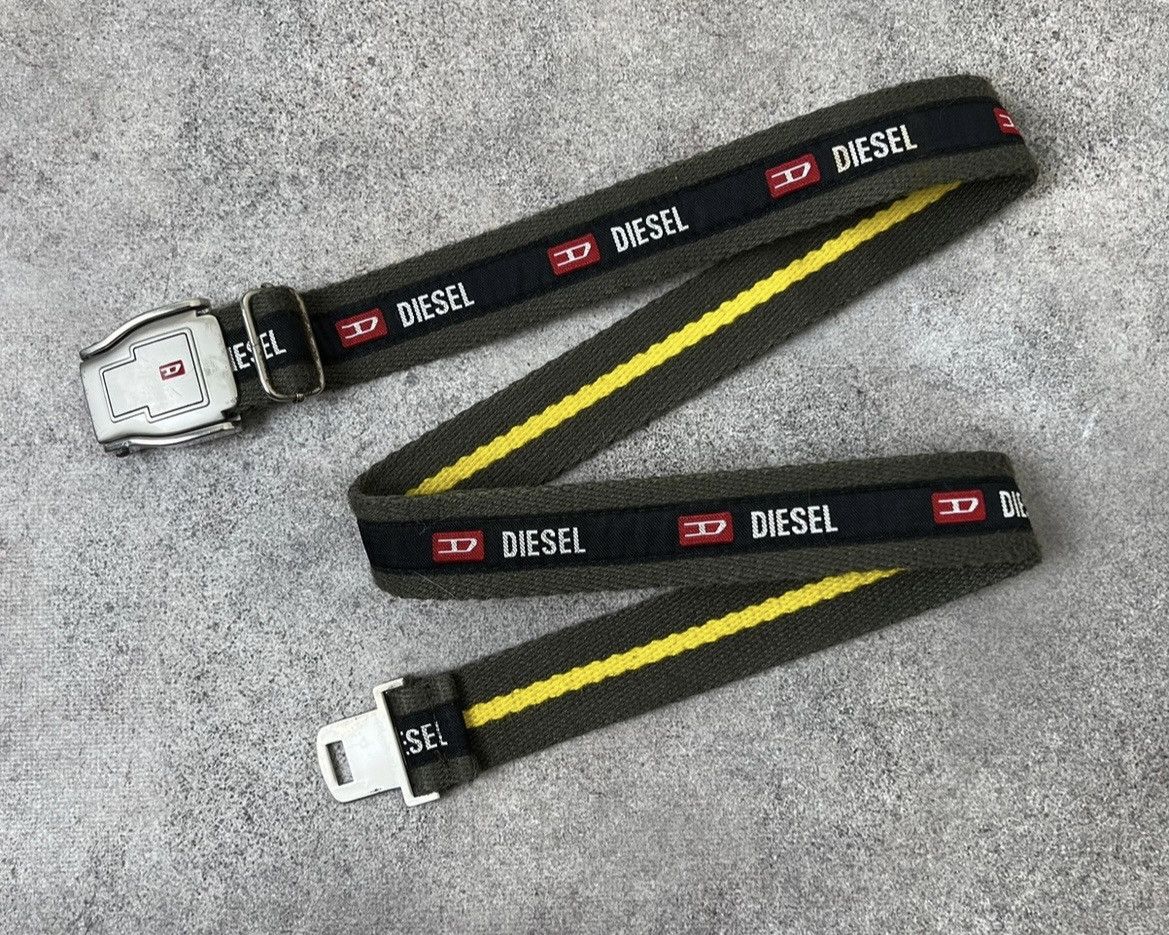 Diesel Diesel vintage 90s around logo cotton belt | Grailed