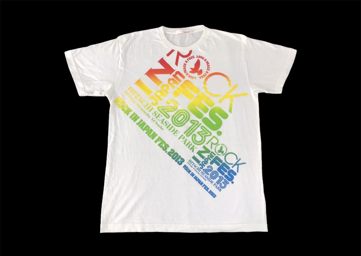 Japanese Brand × Tour Tee × Vintage Rock In Japan Festival 2013 ...