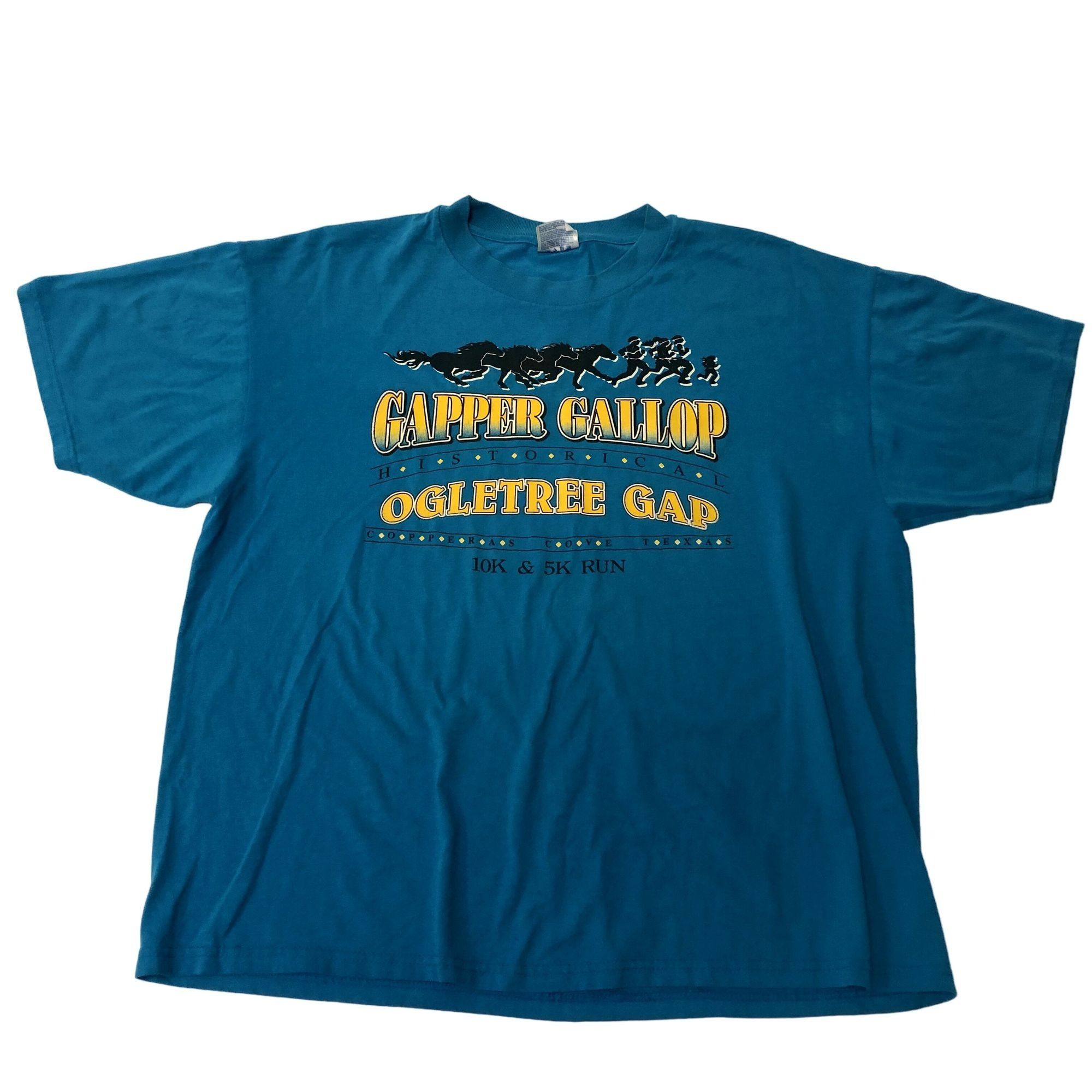Hanes 80’s Gapper Gallop RUN Historical Ogletree Gap Texas T Shirt ...