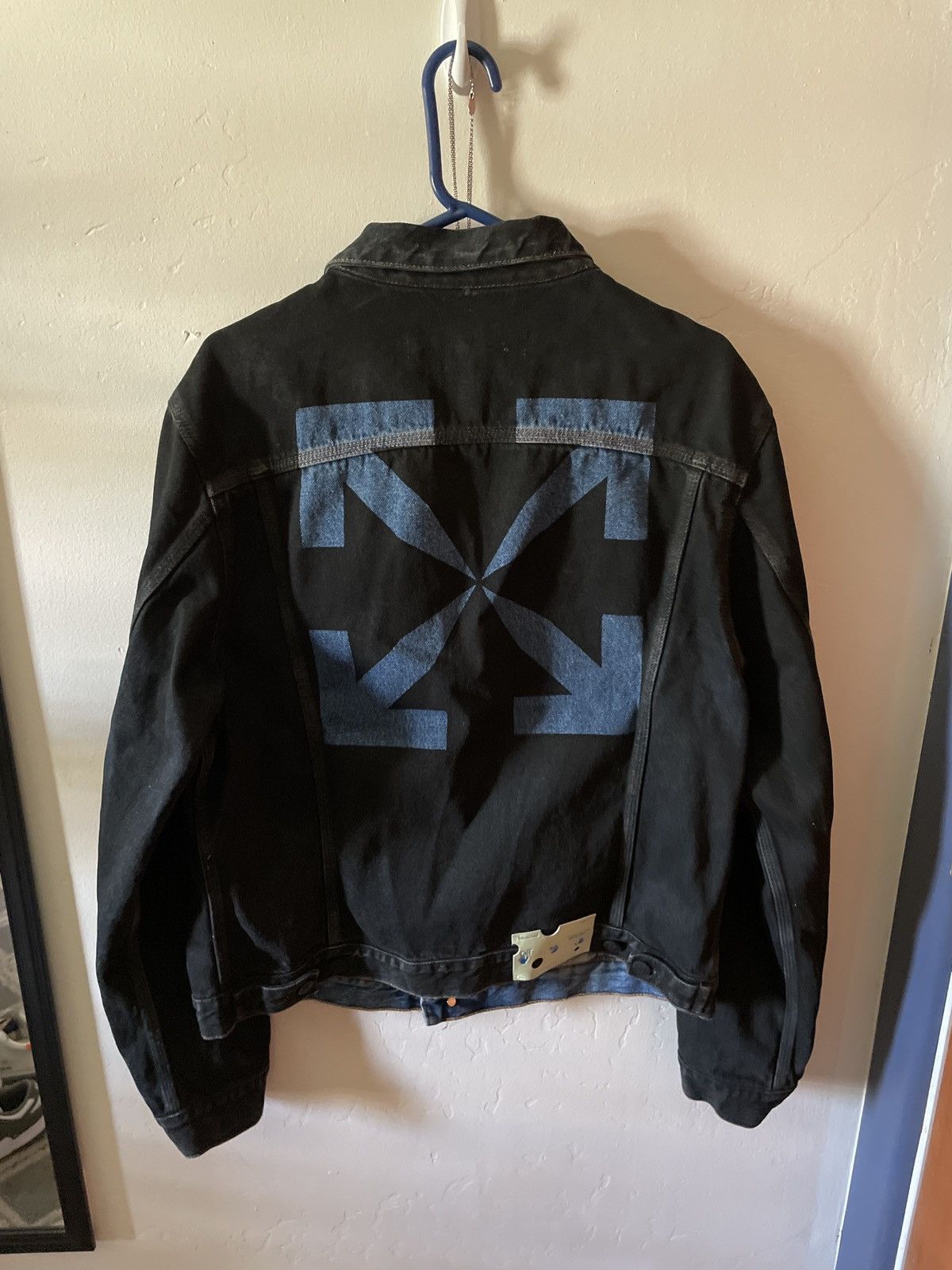 Off-White Off White Denim Stencil Jacket | Grailed