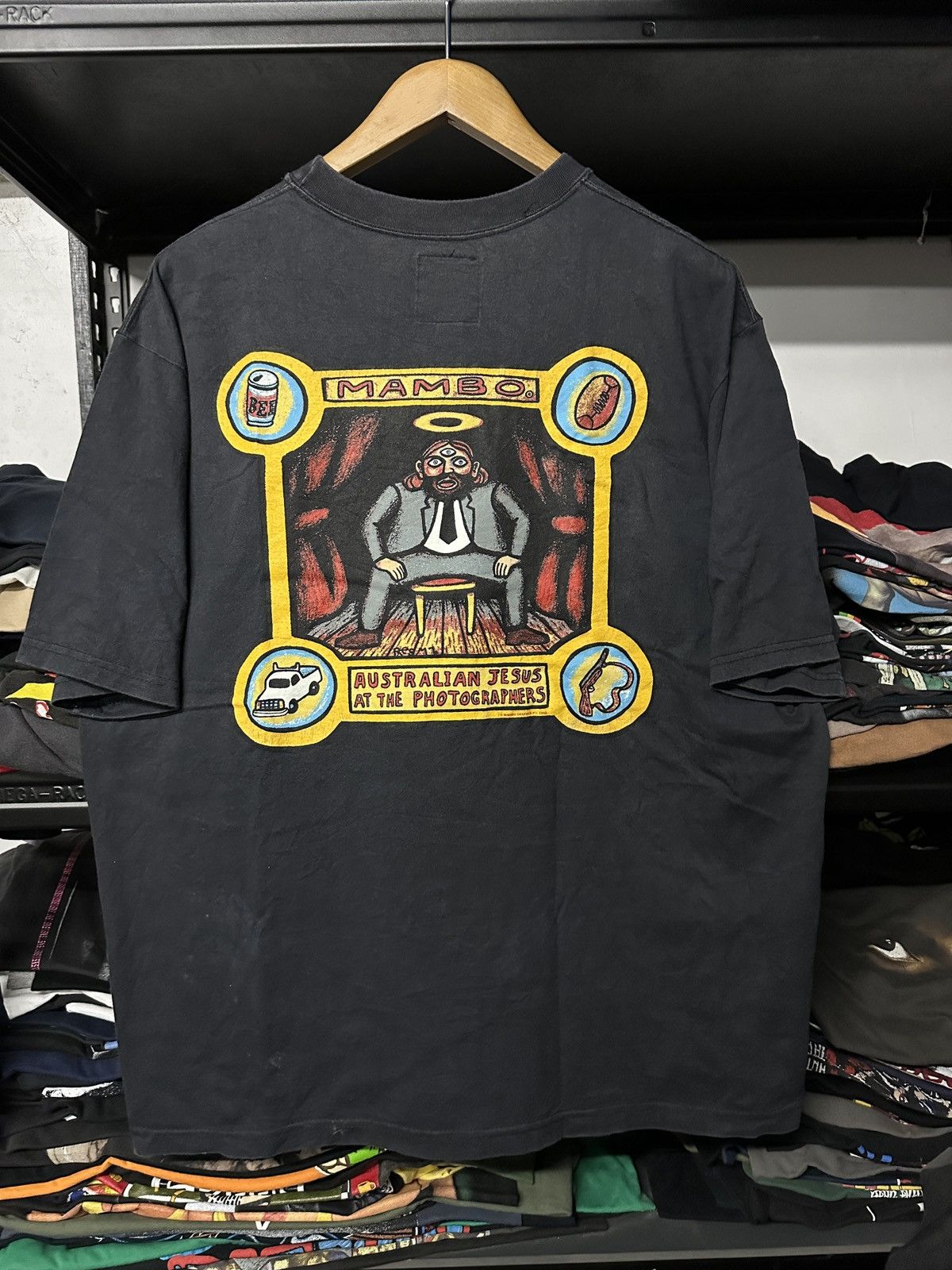 Vintage Vintage 90s Mambo Graphics Sun Faded Tee | Grailed