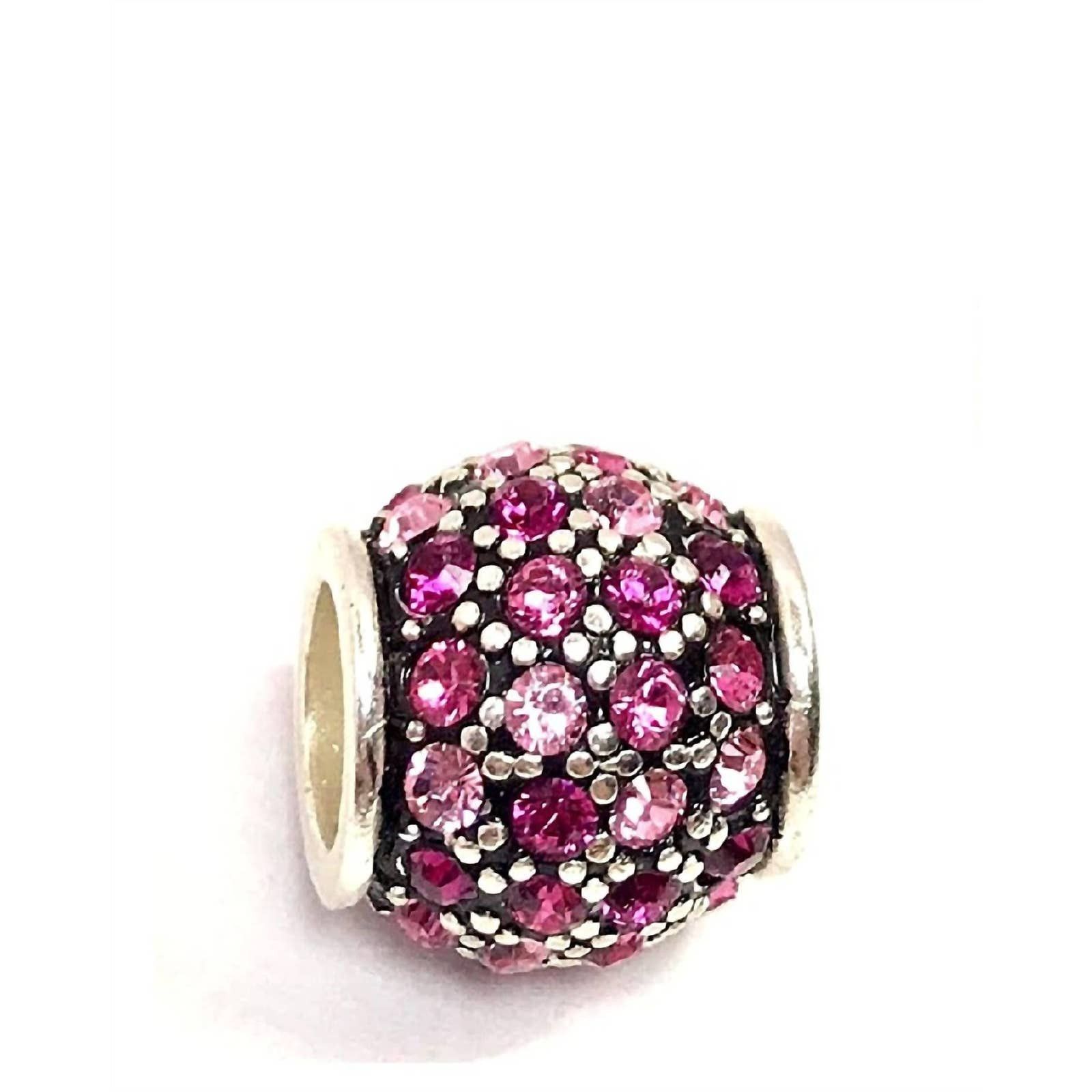 Brighton Cystral Voyager Bead In Silver-Pink | Grailed