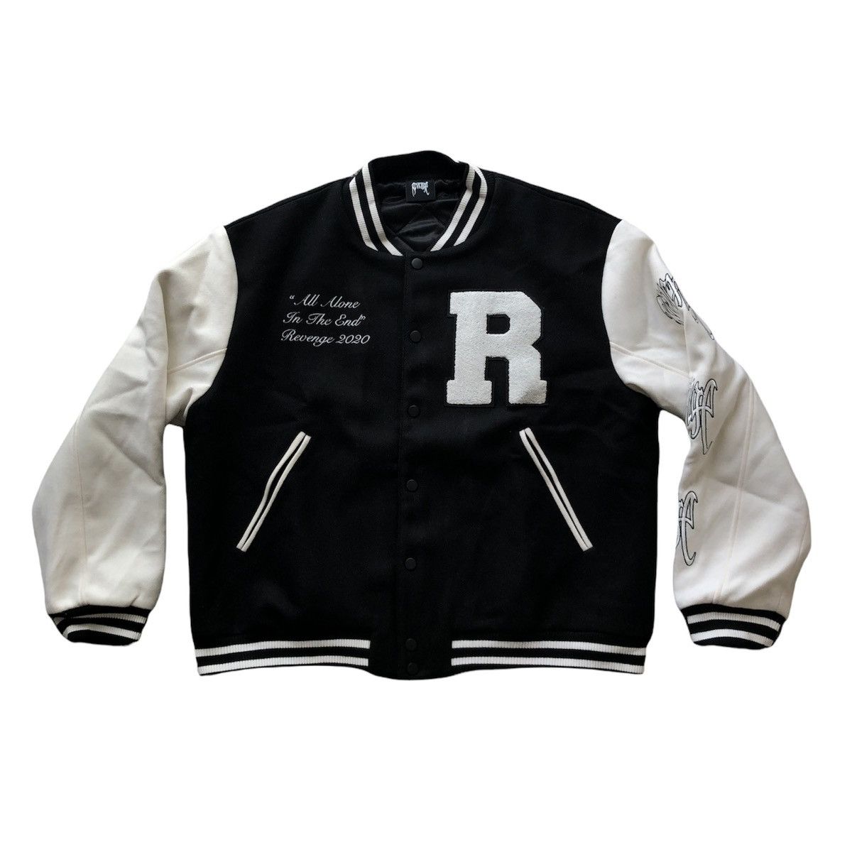 Revenge Revenge Embroidered Varsity Jacket | Grailed