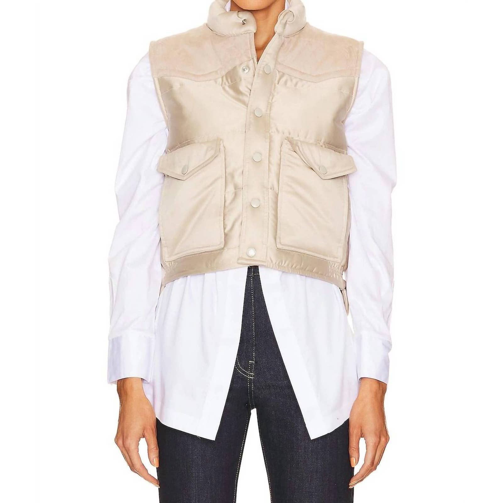 Rag & Bone Erica Puffer Vest In Taupe | Grailed
