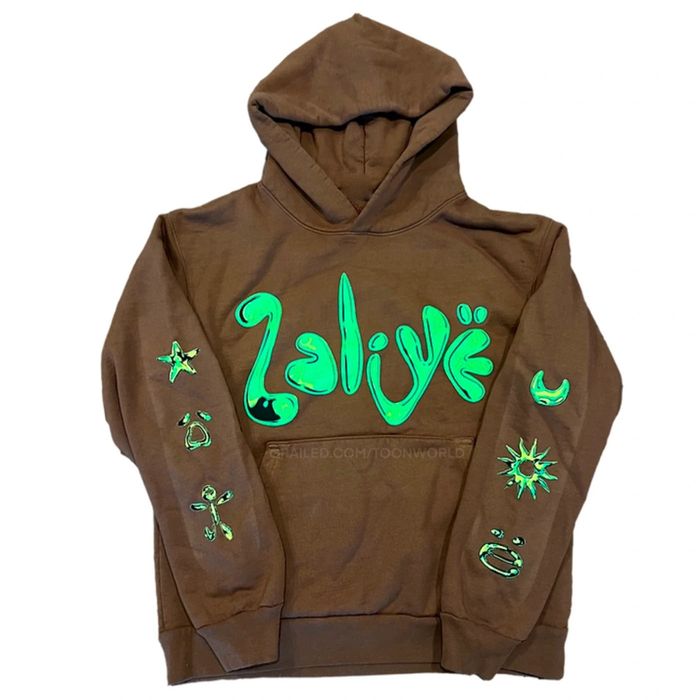 Yeat 2Alive Yeat Merch Hoodie Brown | Grailed