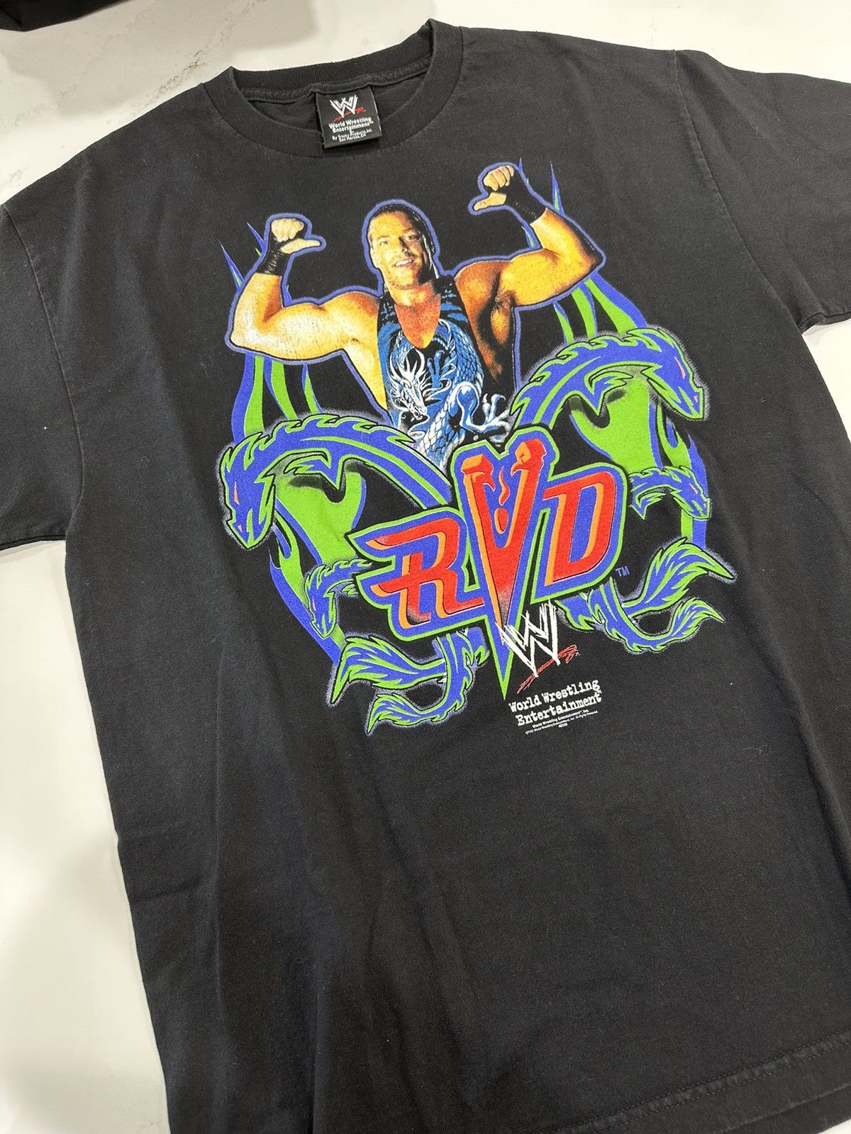 Vintage × Wwe × Wwf 2002 Vintage WWE WWF Rob Van Dam RVD 420 4:20 T ...
