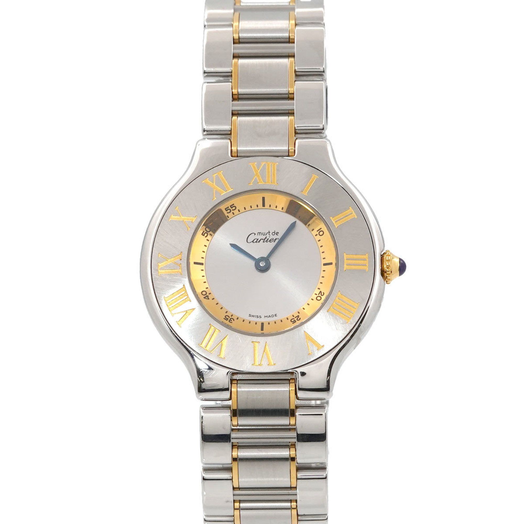 Cartier Cartier Must 21 Vantian combination Vintage Boys watch silver ...