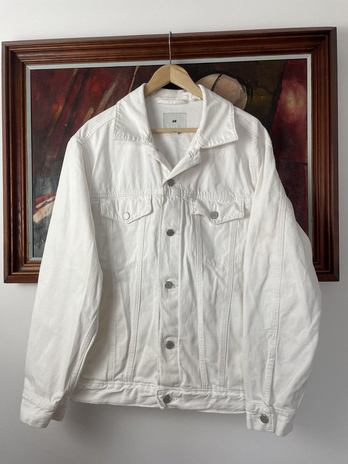 H&M × Keith Haring Keith Haring x H&M Denim Jacket Art Streetwear Rare ...