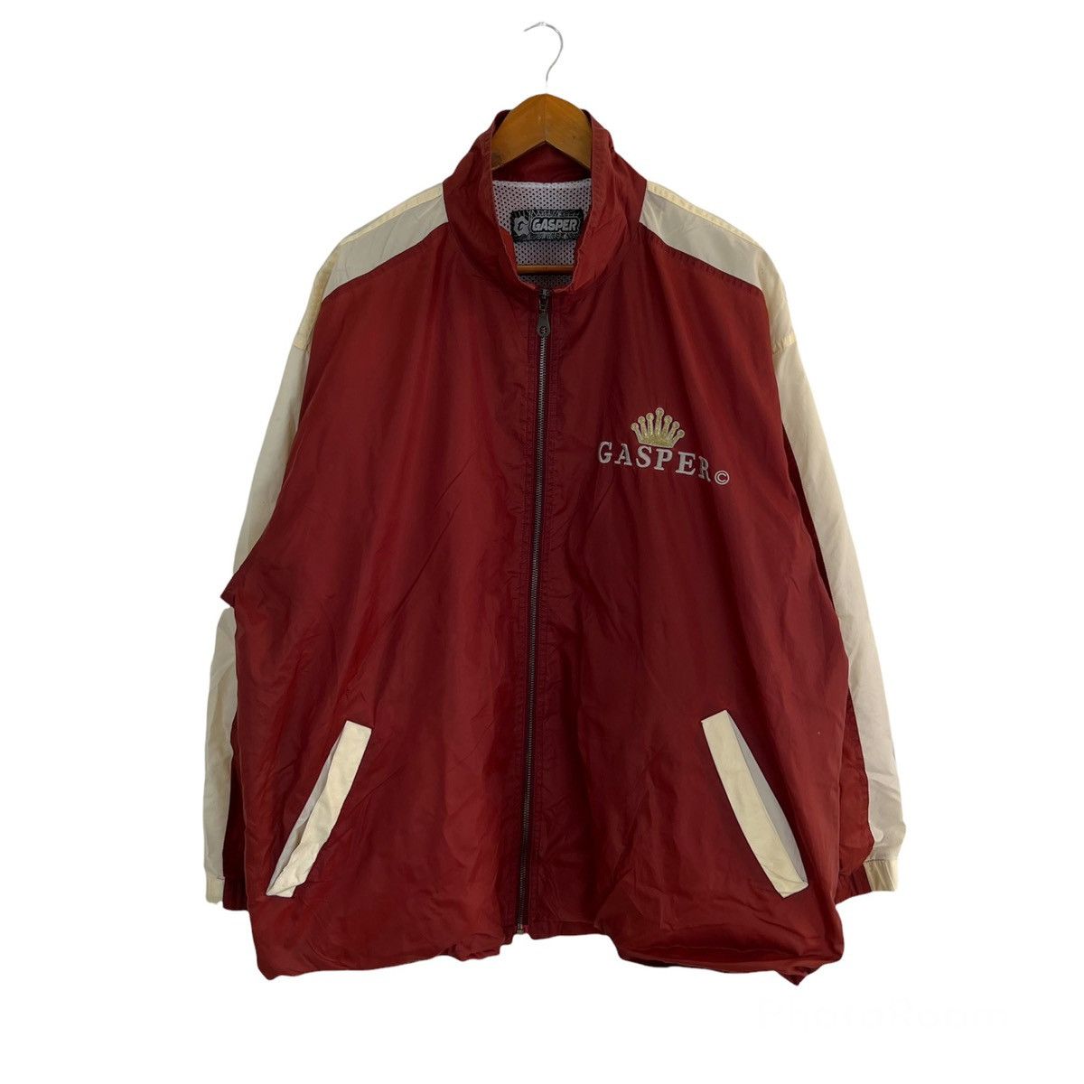 Japanese Brand VINTAGE GASPER WINDBREAKER BIG LOGO EMBROIDERY | Grailed