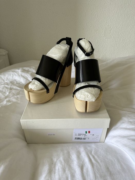 Maison Margiela new maison margiela tabi platform sandals | Grailed
