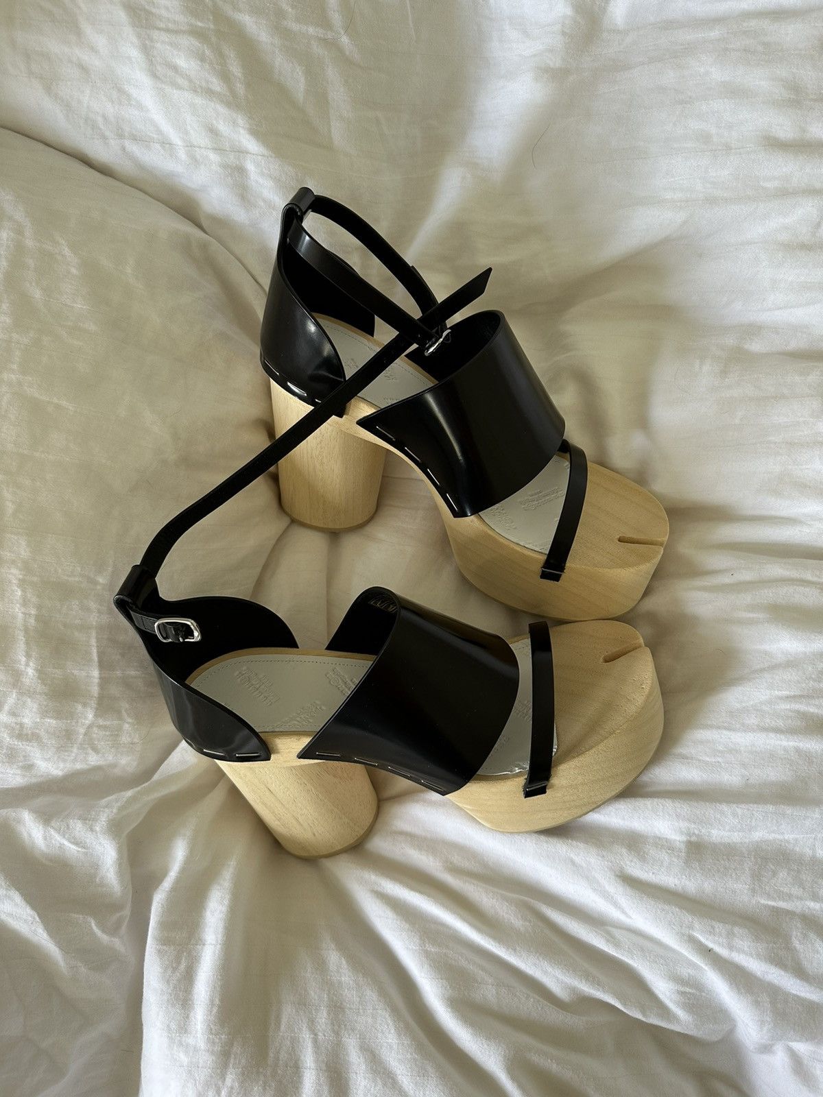 Maison Margiela new maison margiela tabi platform sandals | Grailed